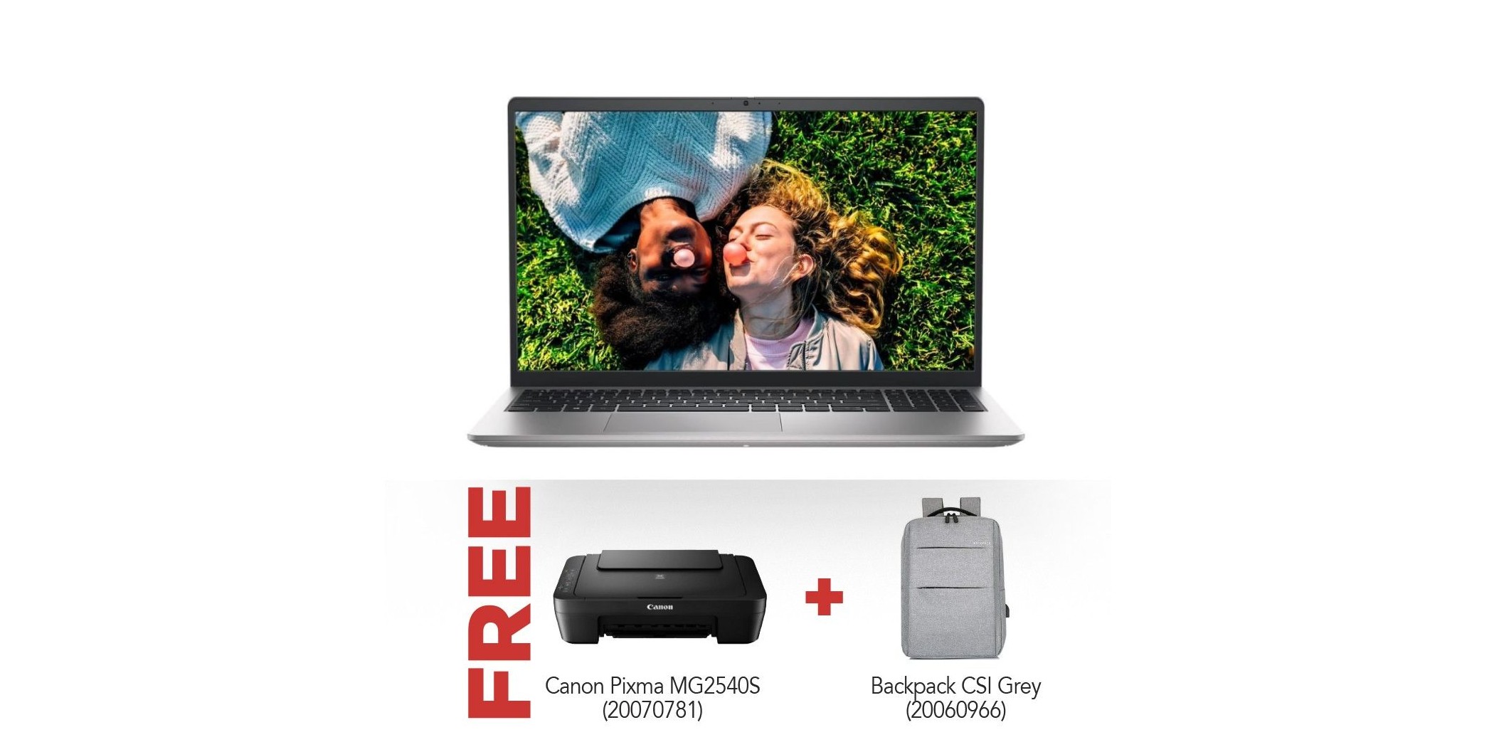 Dell Inspiron 3520 Silver Core i5 11 Gen & Free Canon PIXMA MG2540S ...