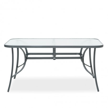 Coastline Rectangle Glass Table