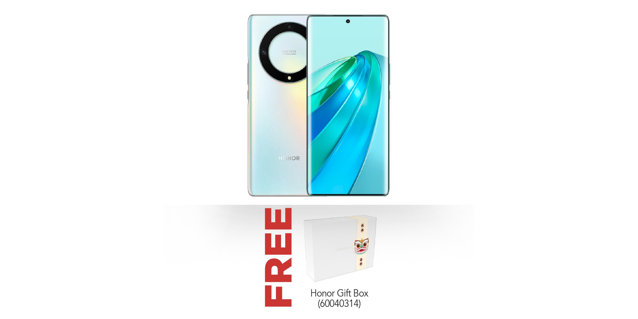 HONOR X9a Titanium Silver & Free Honor Gift Box- Cup, Fan, Canvas