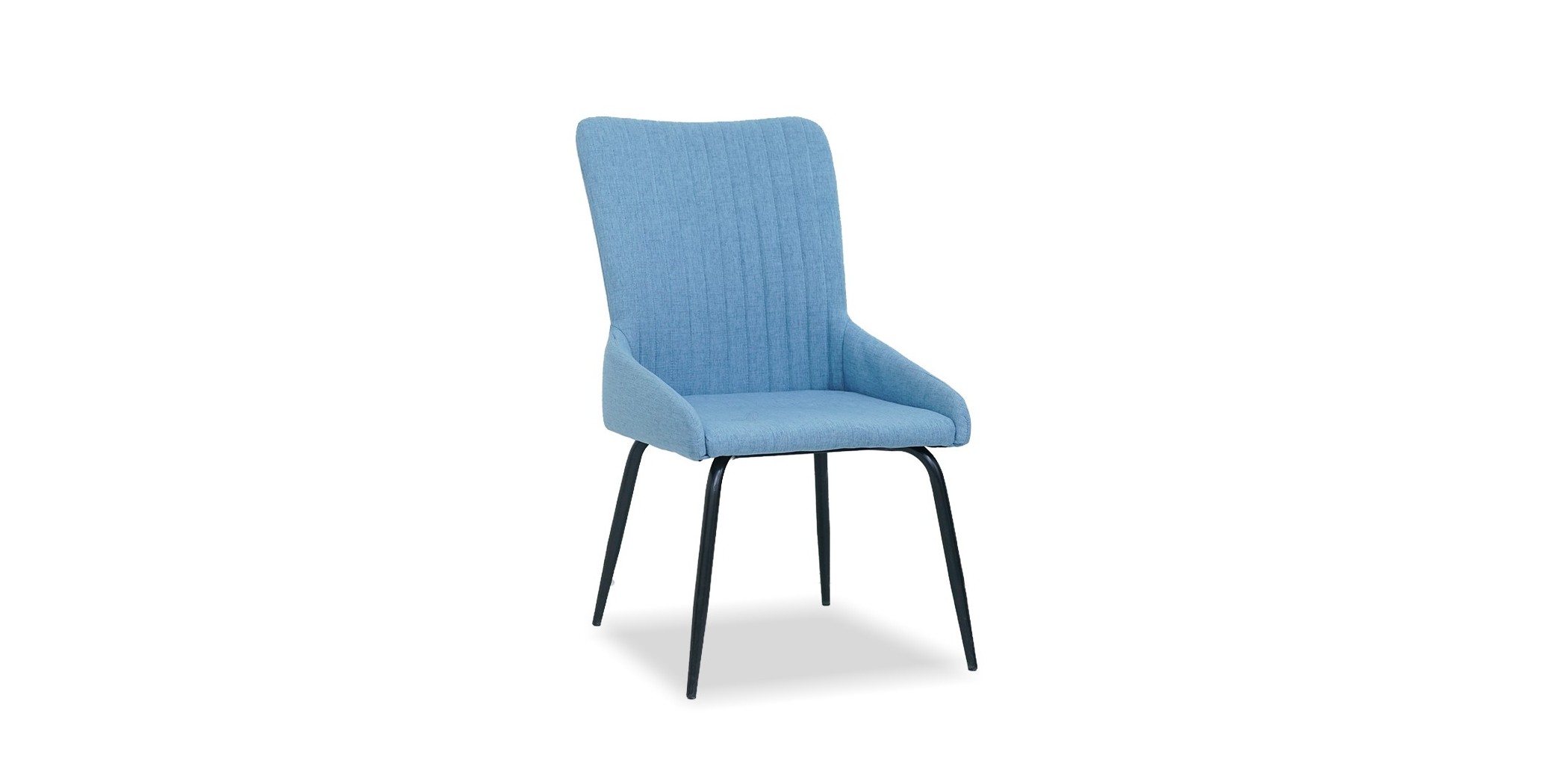 George Dining Chair Blue Polyester