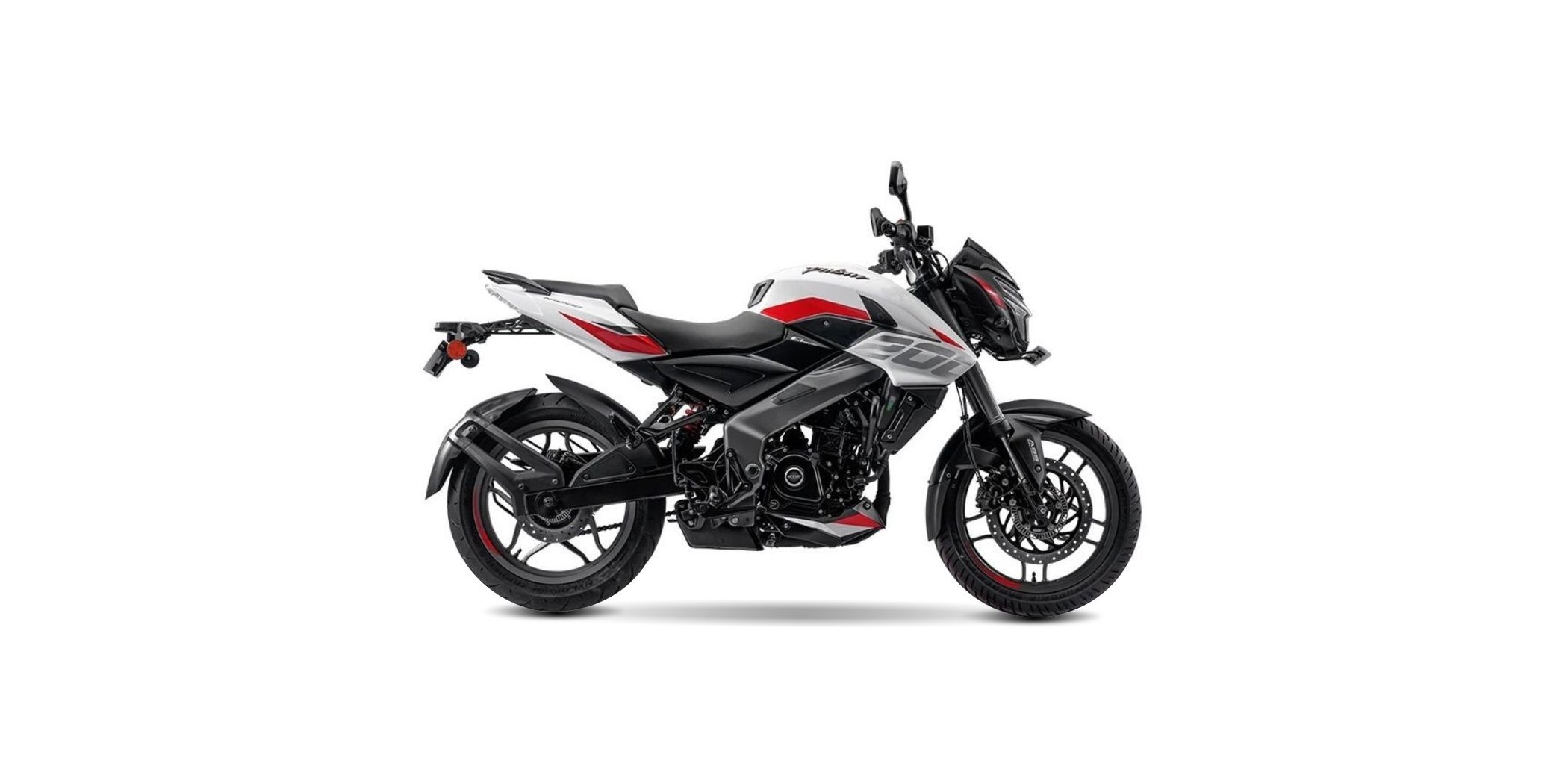 Bajaj Pulsar NS 200 White 200cc Motorbike