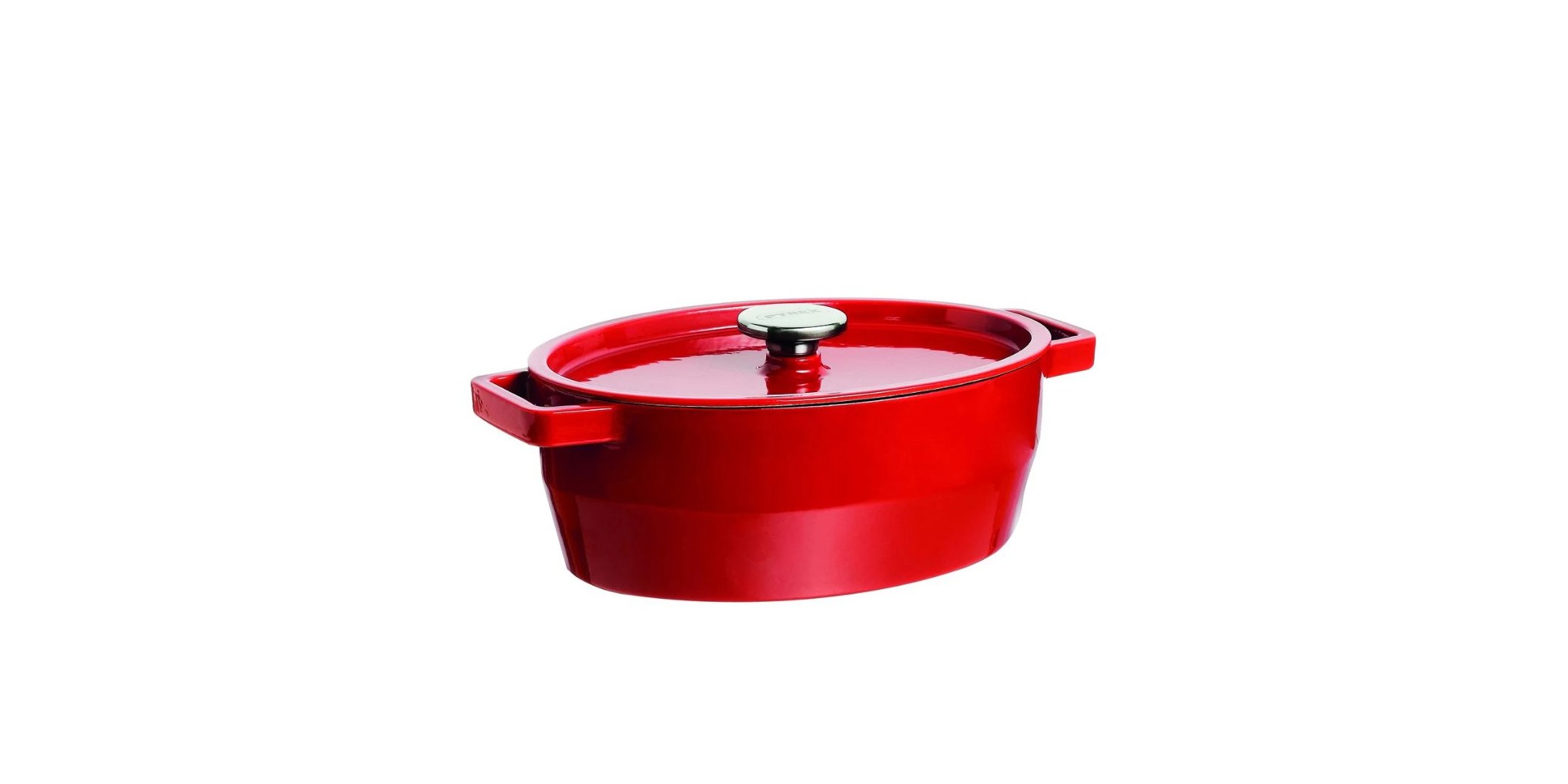 Pyrex Slow Cook 6L Red Cast Iron Oval Casserole 10093330 "O"