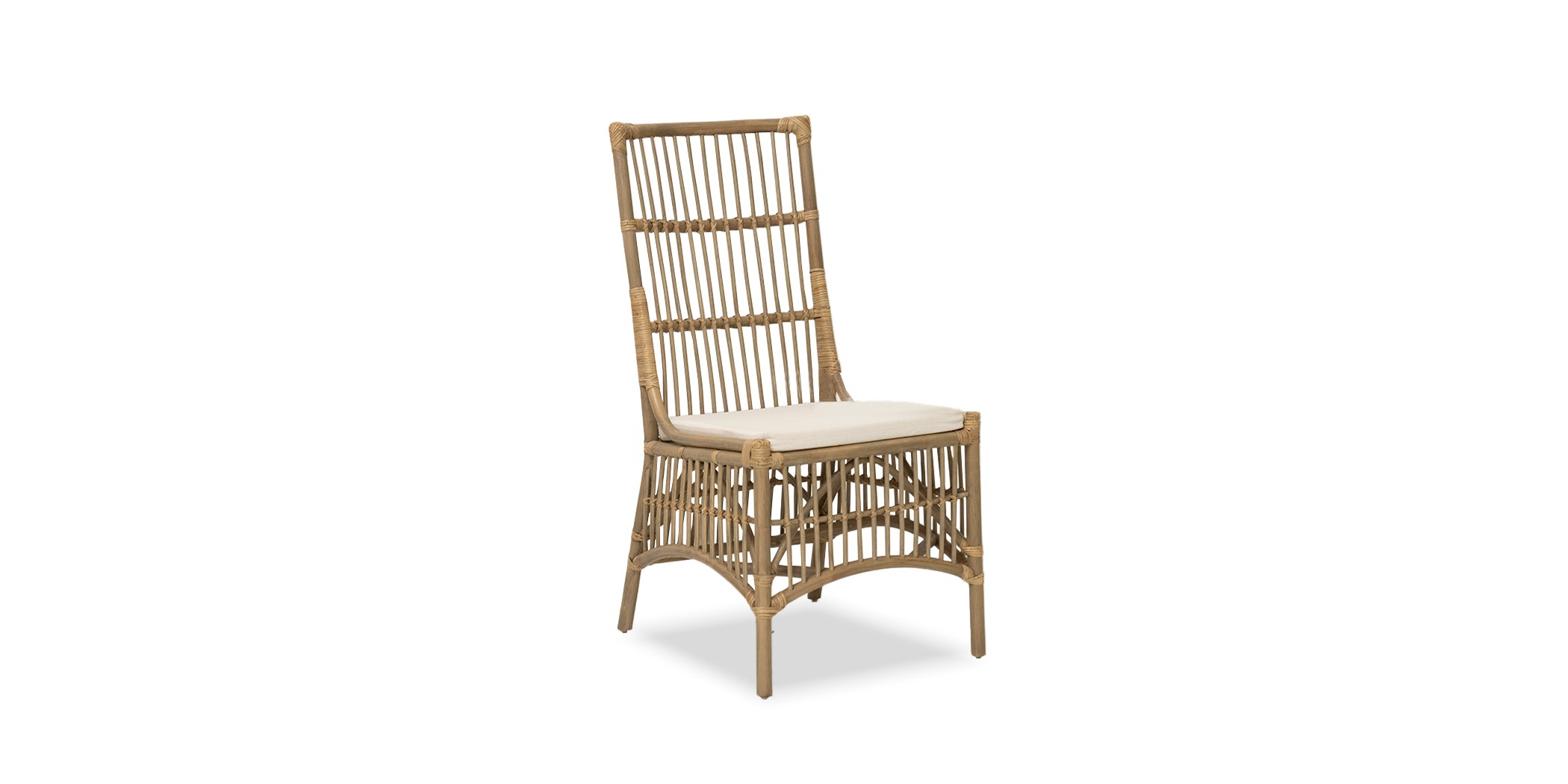 Bold Rattan Chair Natural Grey