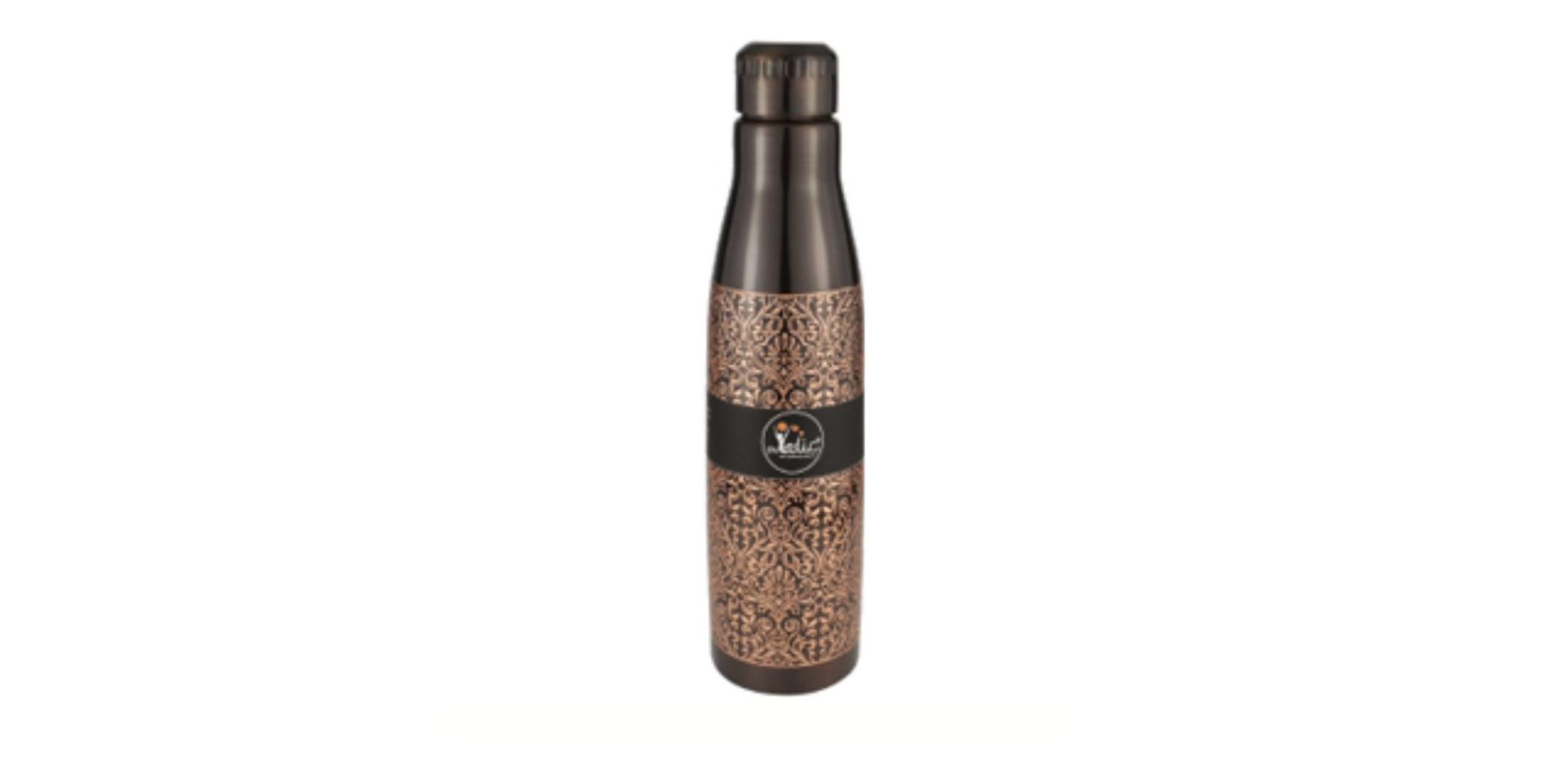 Dr Vedic DRV046 1000ml Yoga Copper Bottle "O"