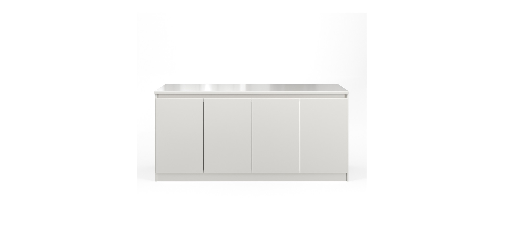 Truzzi Sideboard With 4 Doors Off White Gloss