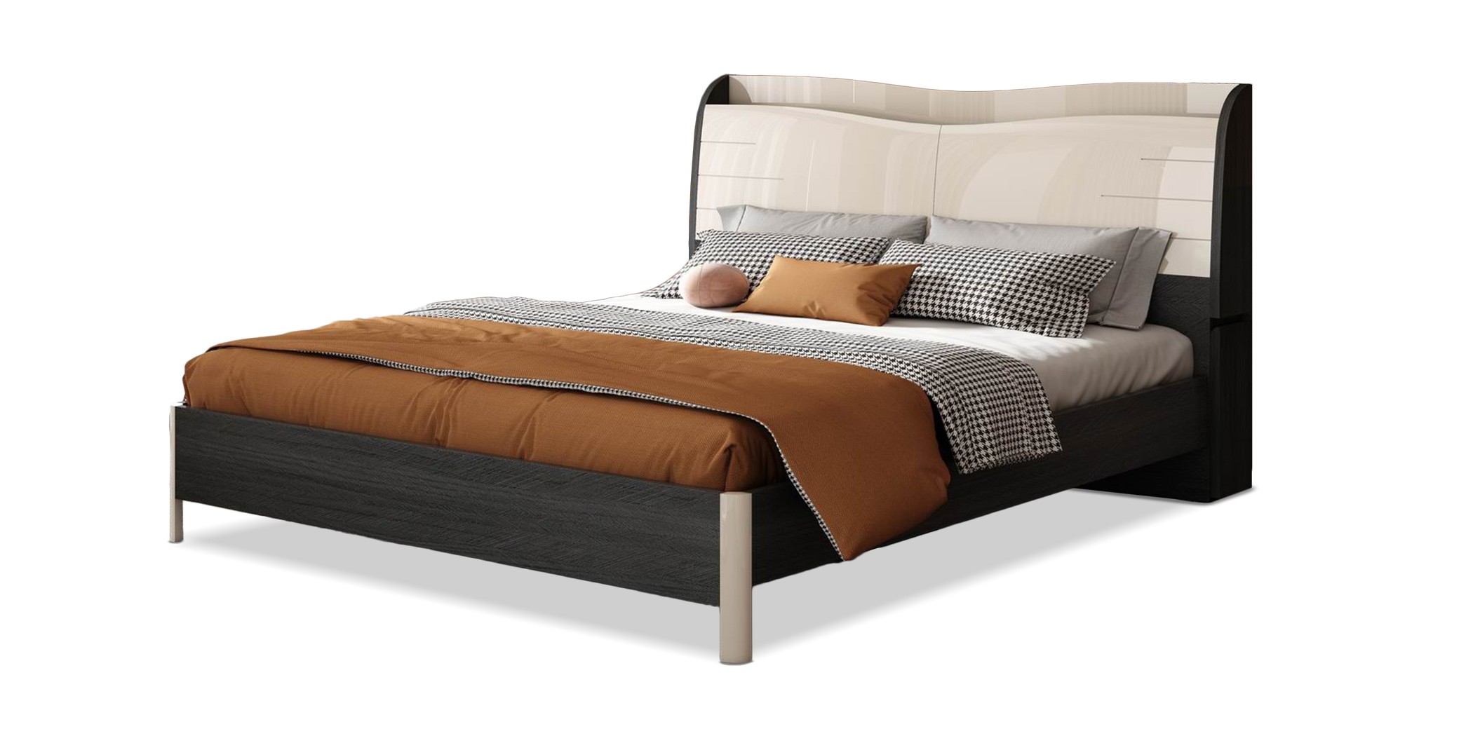 Hugo Bed 180x200 cm Dark Grey