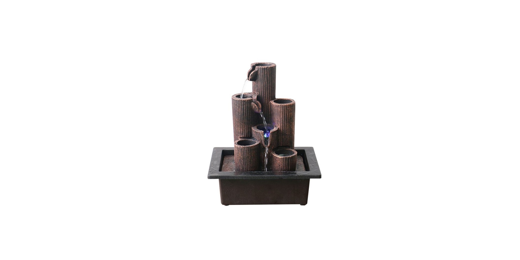 Water Fall Fountain With Square Bottom Resin BT-PQ003