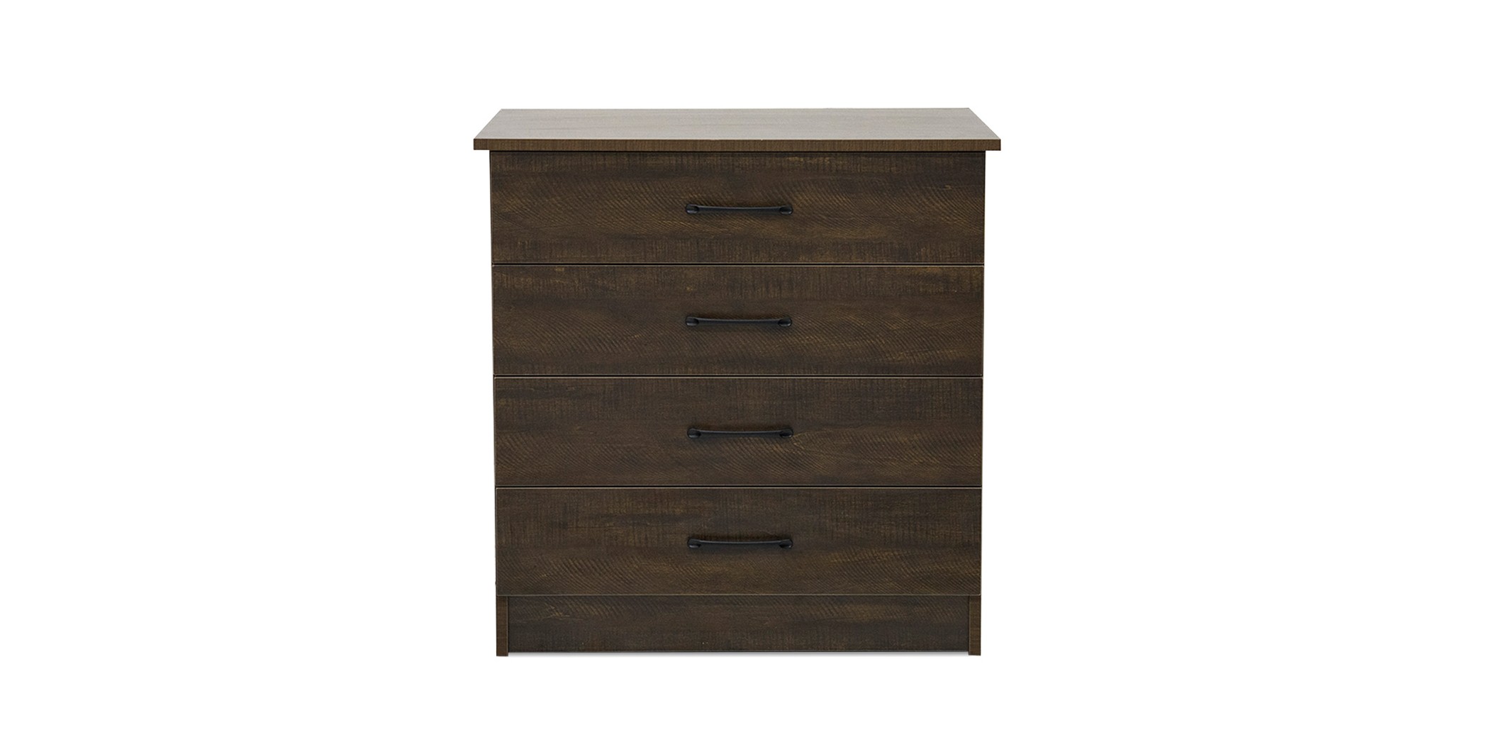 Colton Chest Of Drawers MDF Brown Flame