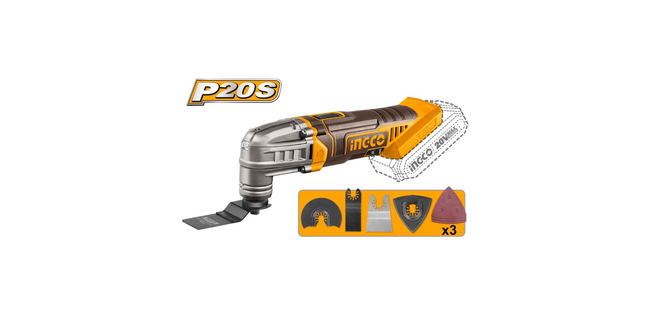 Ingco CMLI2022 Lithium Ion Multi Tools