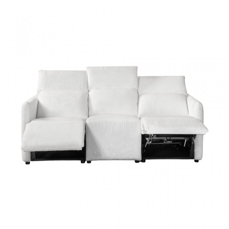 Laura Sofa 3 Str Fabric White