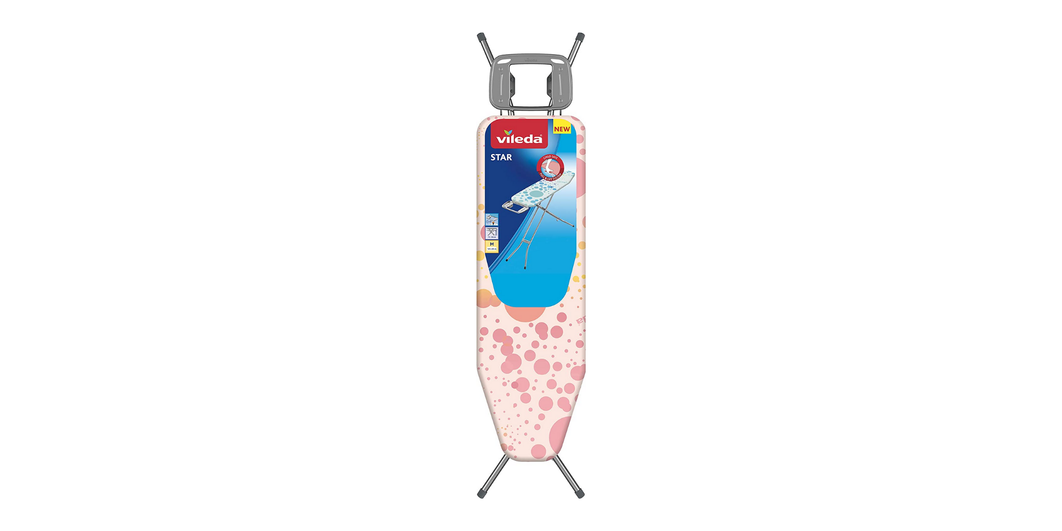 Vileda Neo 114x33 cm Small Pink Ironing Board FH240