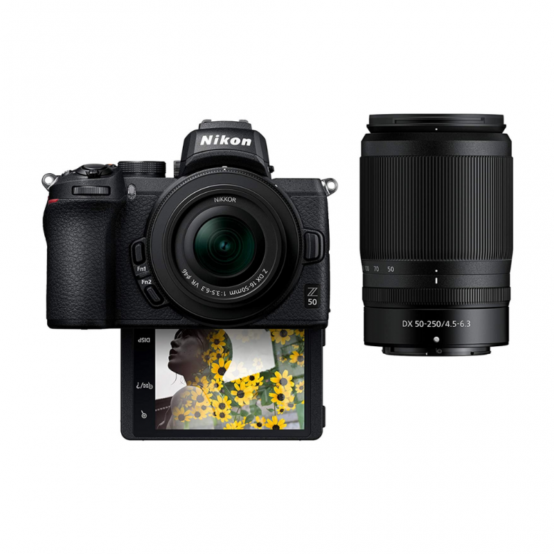 Nikon Z50 Kit Nikkor Z DX and Nikkor Z DX 50-250mm