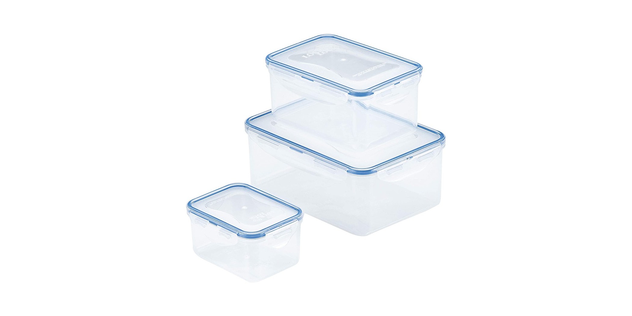 Lock & Lock HPL825SJ3 Rectangle Container x3pcs "O"