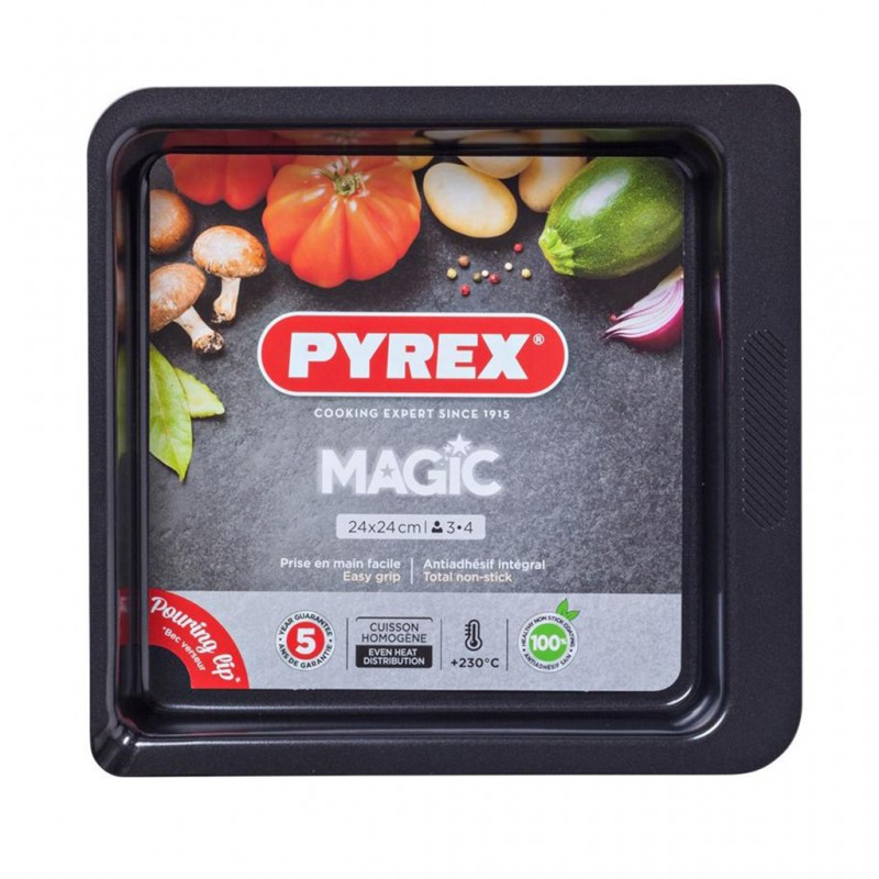 Pyrex MAGIC OVENWARE 24cm Square Roaster - 10090254 "O"