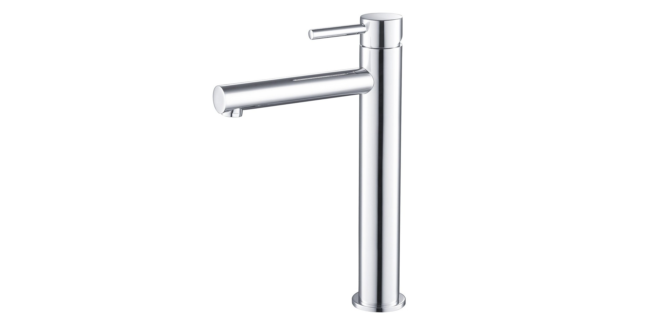 Aquavit lever single Vessel Basin mixer, Chrome - AT090212CH