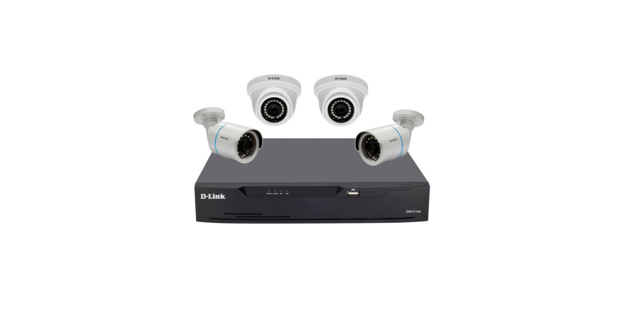 DLINK 4 Cameras Kit DCS-P4