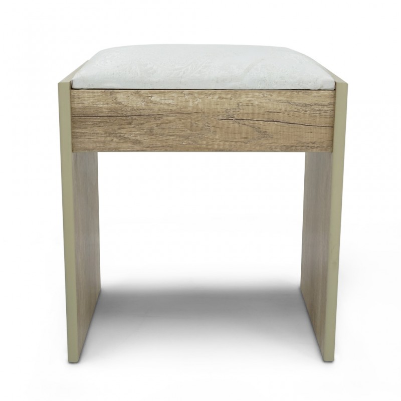 Venlo Dressing Table & Pouf MDF Maroon