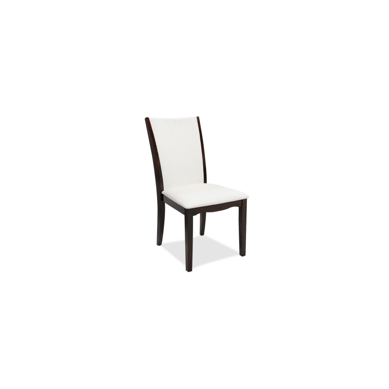 Ruby Table and 6 Chairs Black Cherry Rubberwood