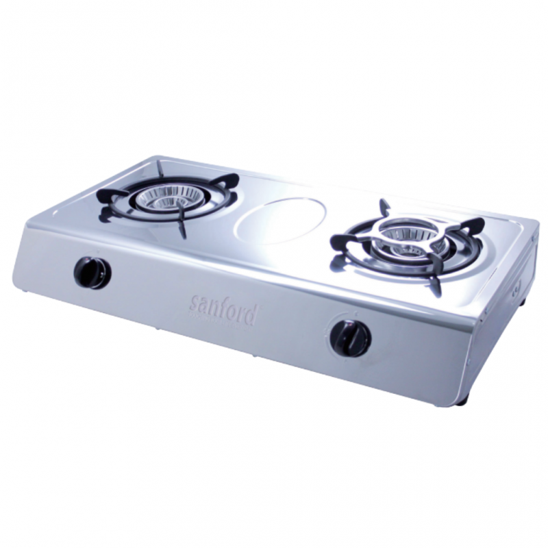 Sanford SF5401GC 2YW S/S Double Burner Gas Stove