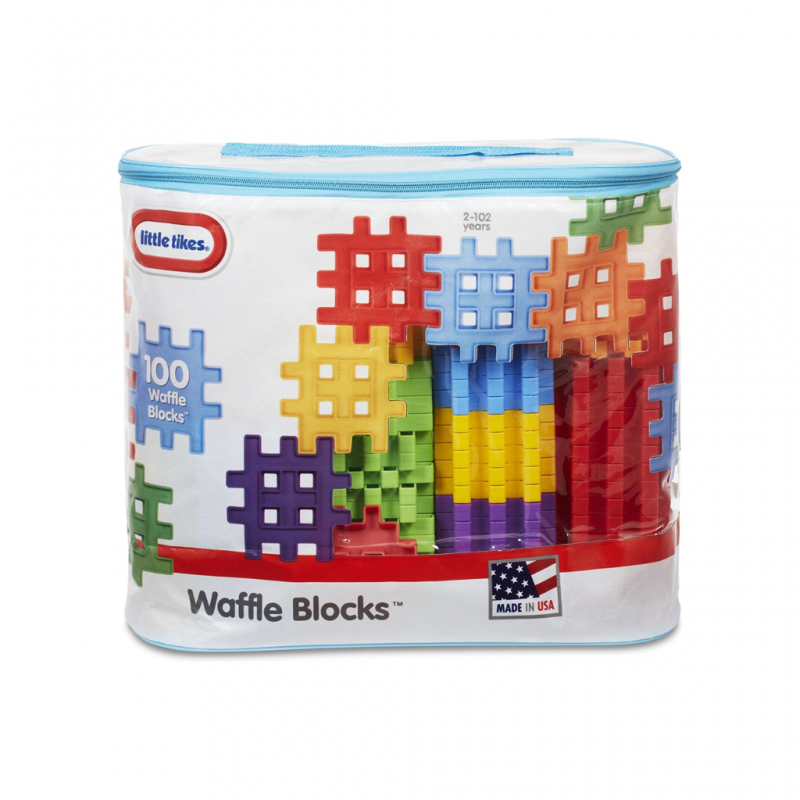 Little Tikes Indoor Waffle Blocks 100pc Bag - 645297M