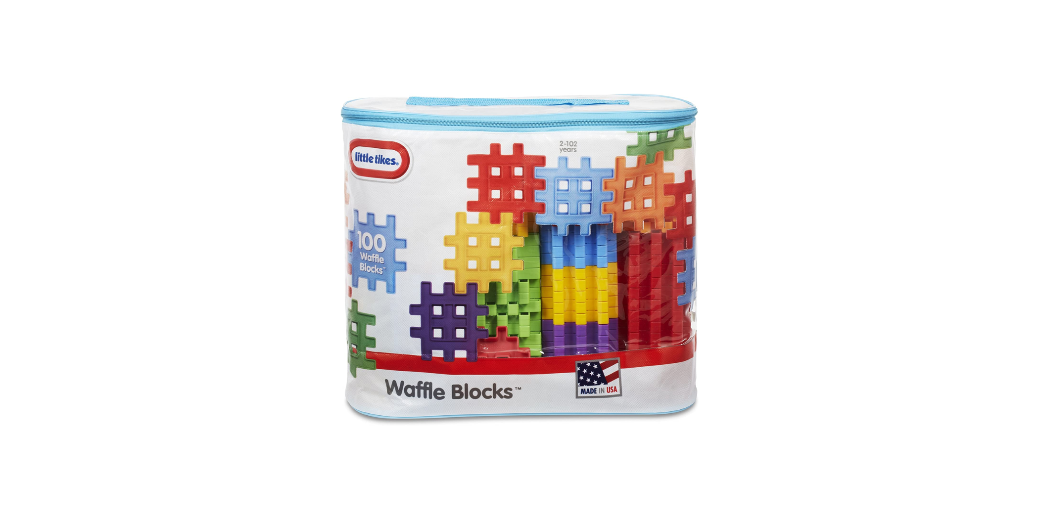 Little Tikes Indoor Waffle Blocks 100pc Bag - 645297M