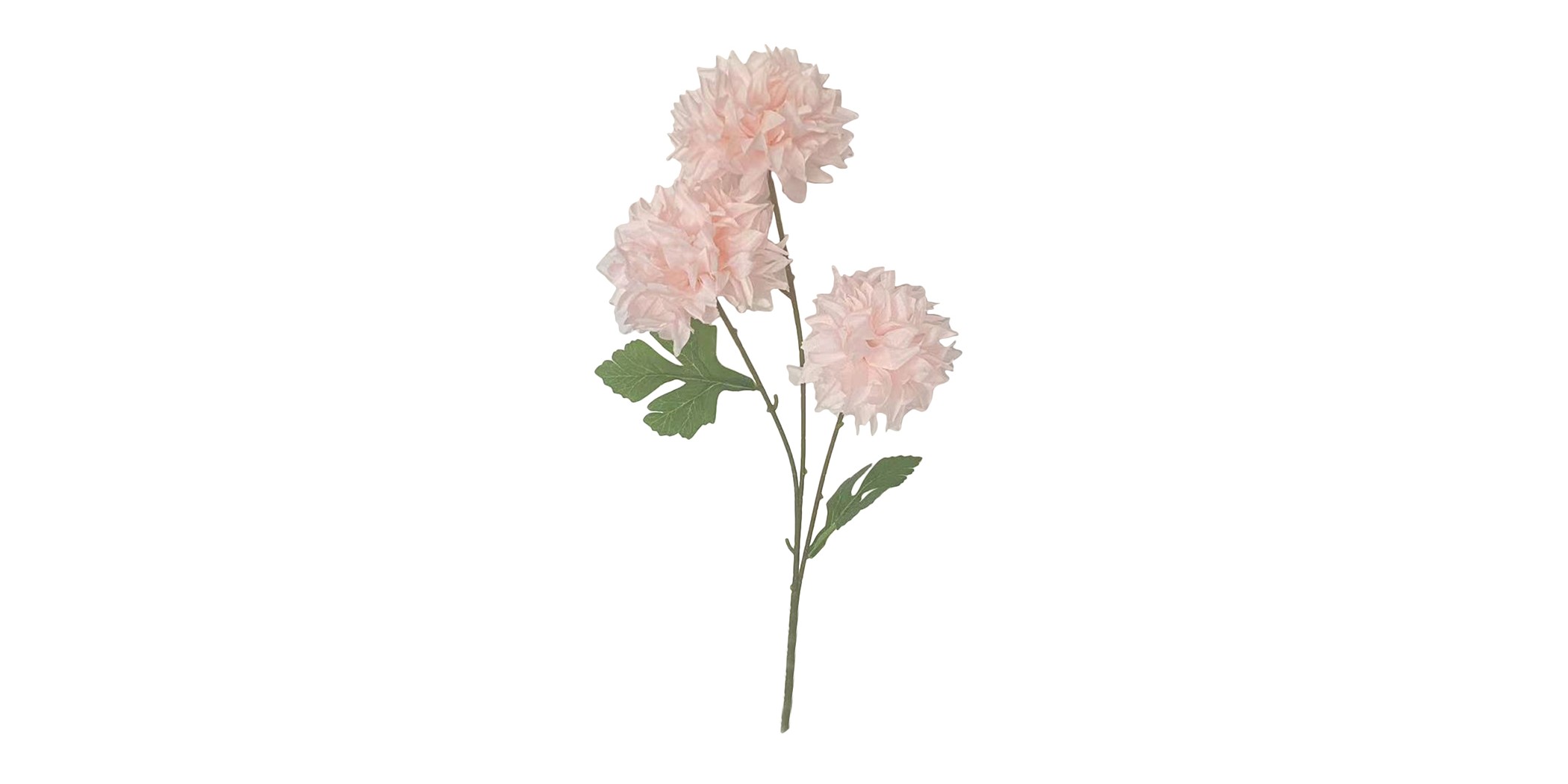 Flower Dandelion 3 Heads Pink