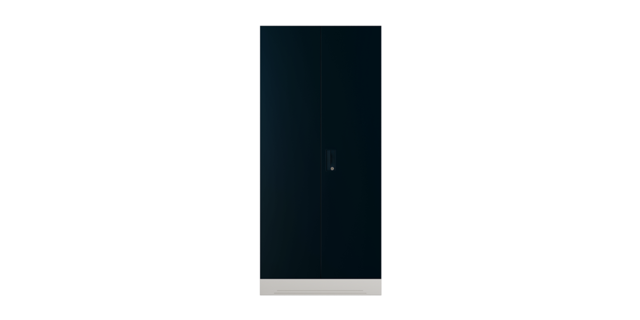 Slimline Locker 2 Dr Pacific Blue Plus