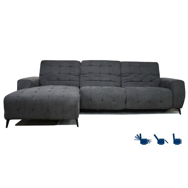 Cava Sofa Corner LAF Chaise+RAF Sofa Grey