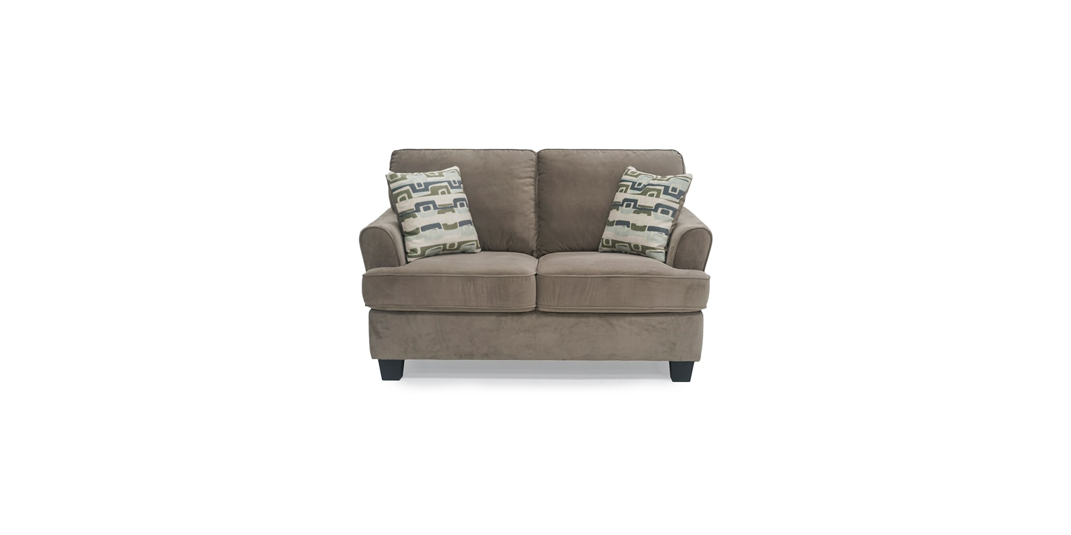 Alps 2 Seater Oakley Mocha Col Fabric