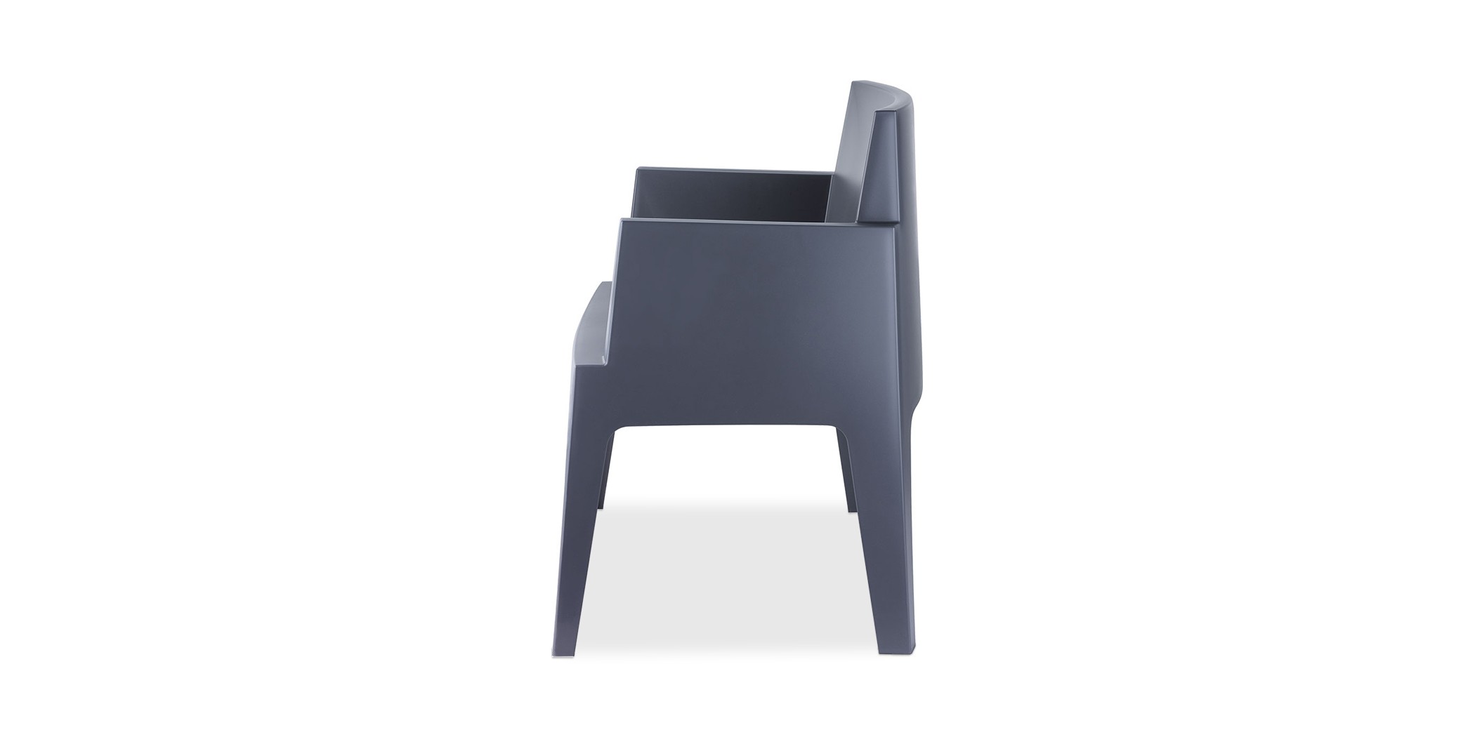 Siesta Box Armchair Dark Grey Ref 058