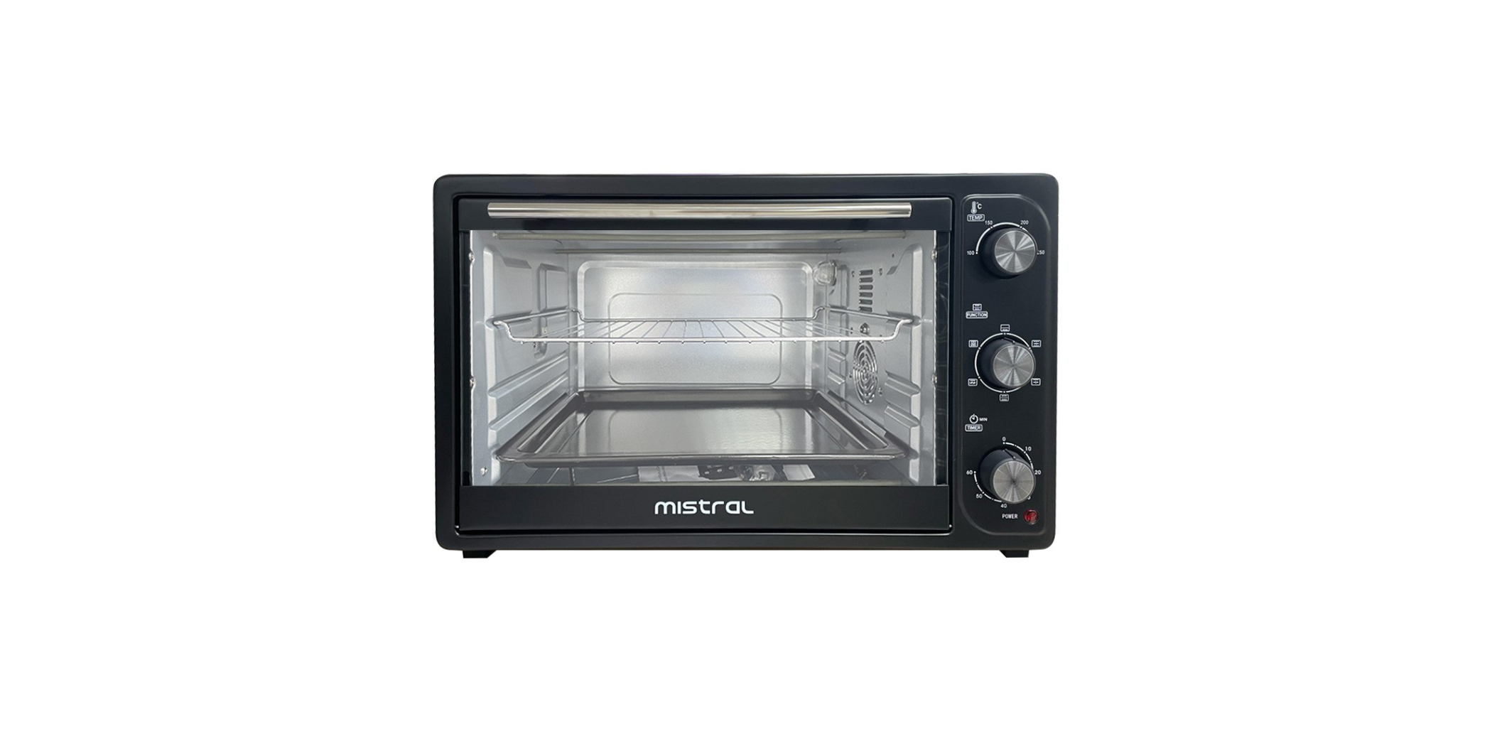 Mistral MO450C 45L Black 1800W Electric Oven