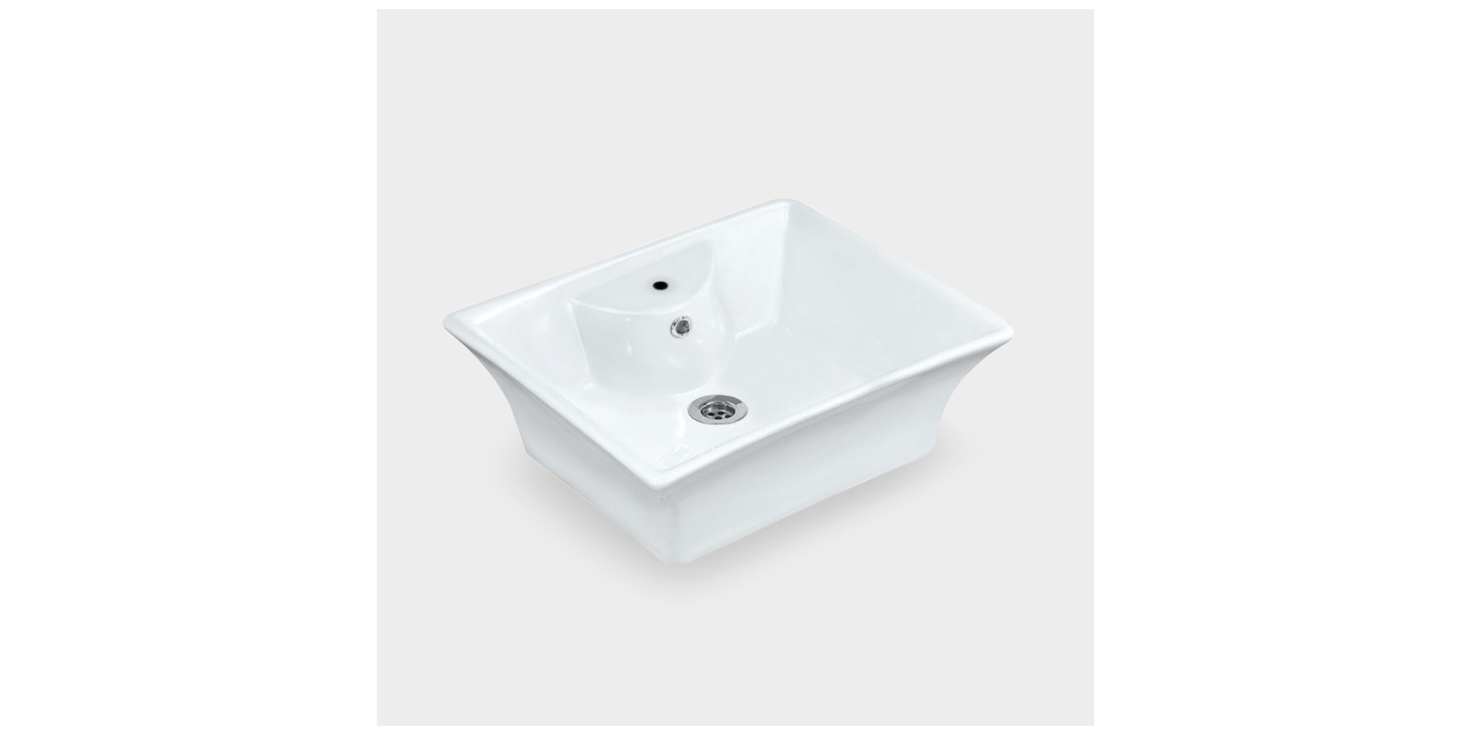 Jaquar Fonte Table Top Basin White FNS-WHT-40931