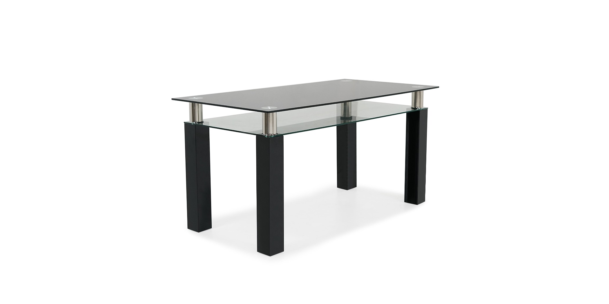 Antonella Dining Table Black PVC