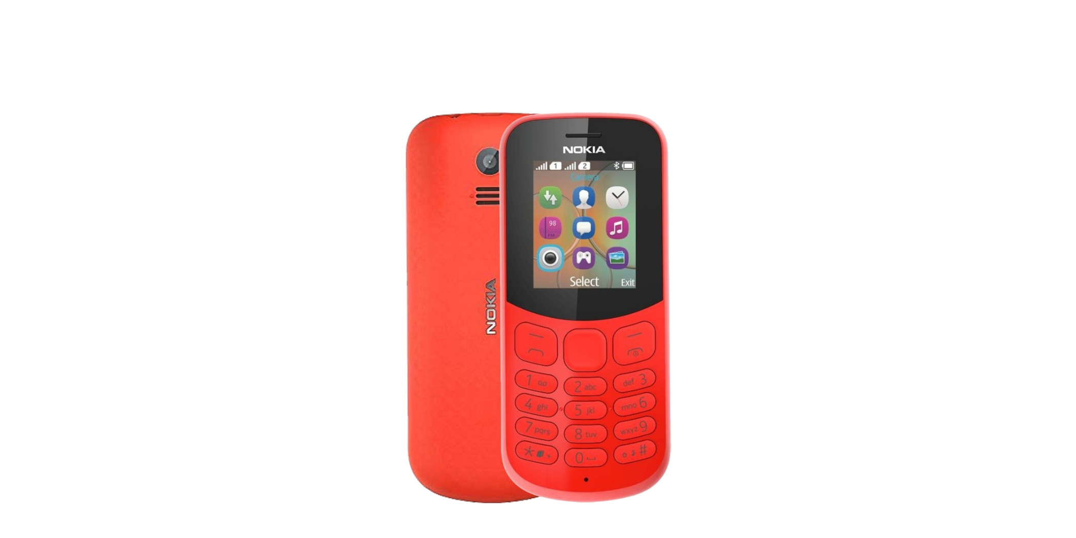 Nokia 130 DS TA-1017 AFR1 Red