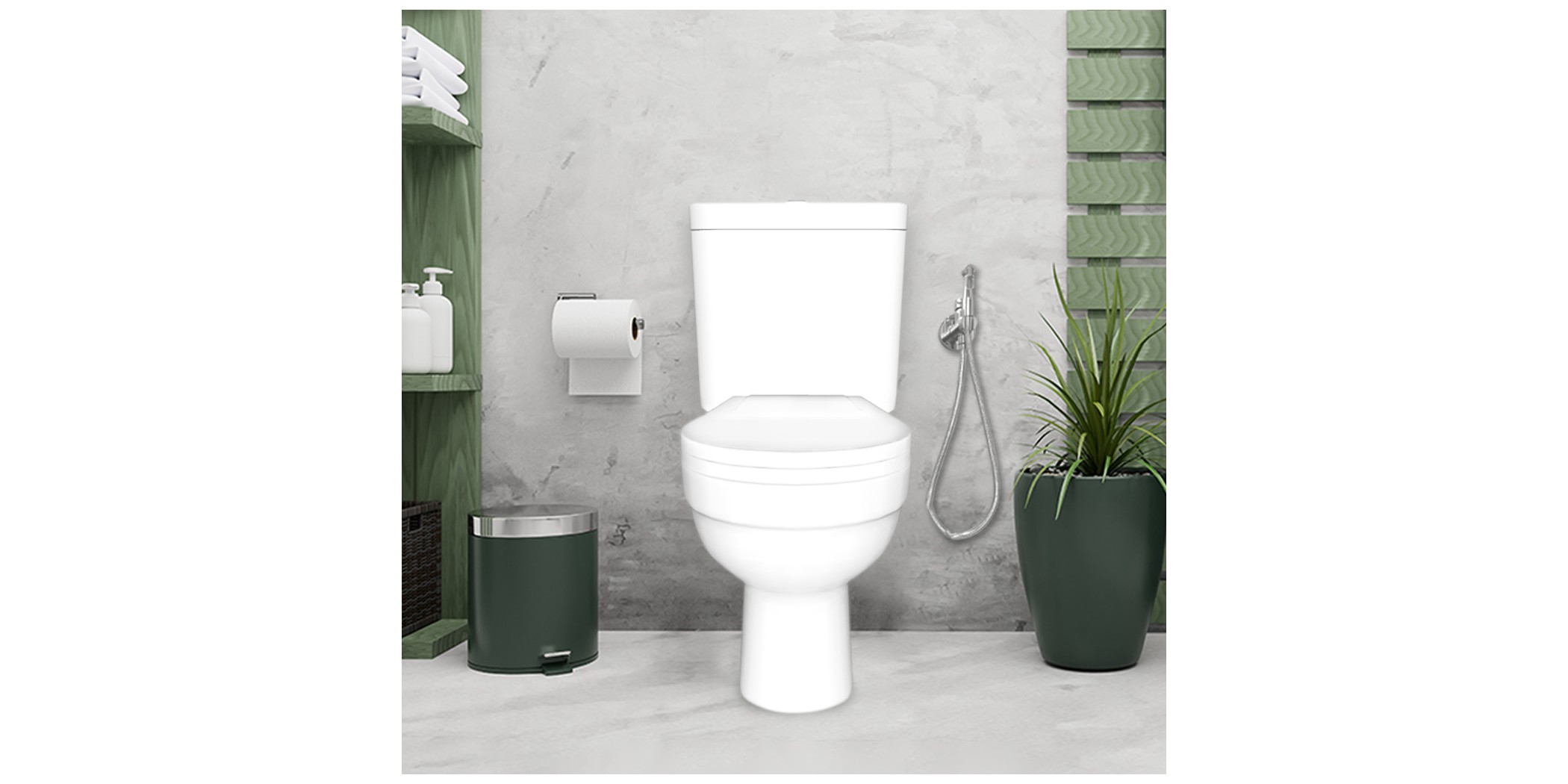 Jaquar Solo Coupled WC White SLS-WHT-6751S220PPZ