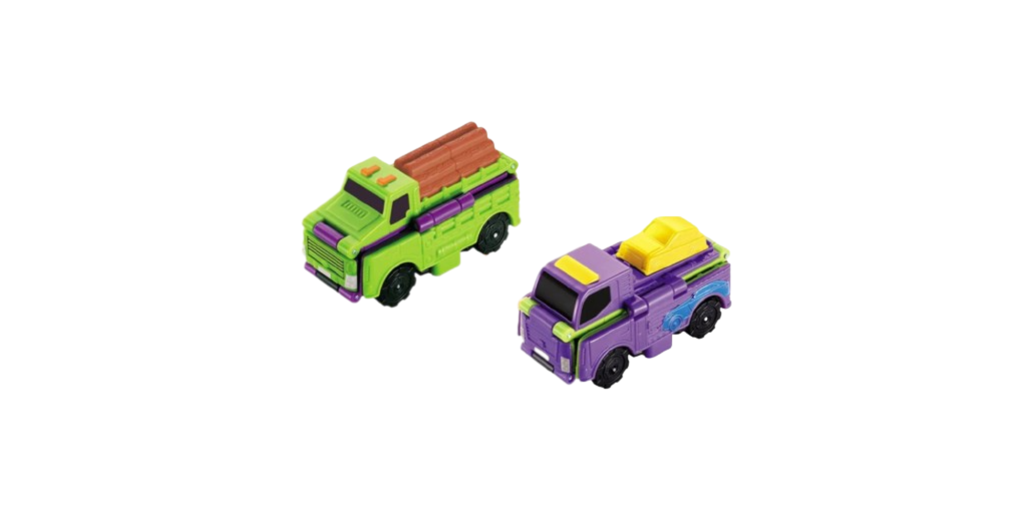 Transracers 2-in-1 Construction Vehicle Log Truck Transporter - YW463875-03