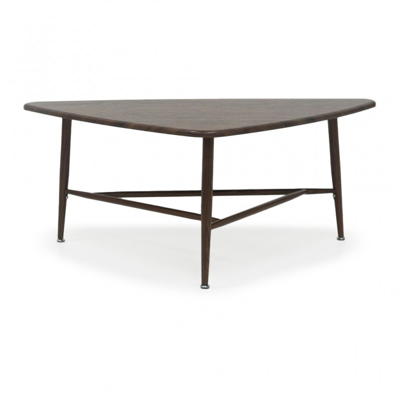 Delta Coffee Table Metal & MDF Walnut