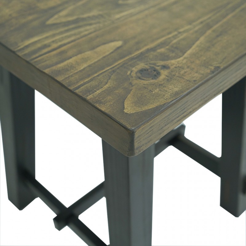 Adam Side Table Pine Solid Wood