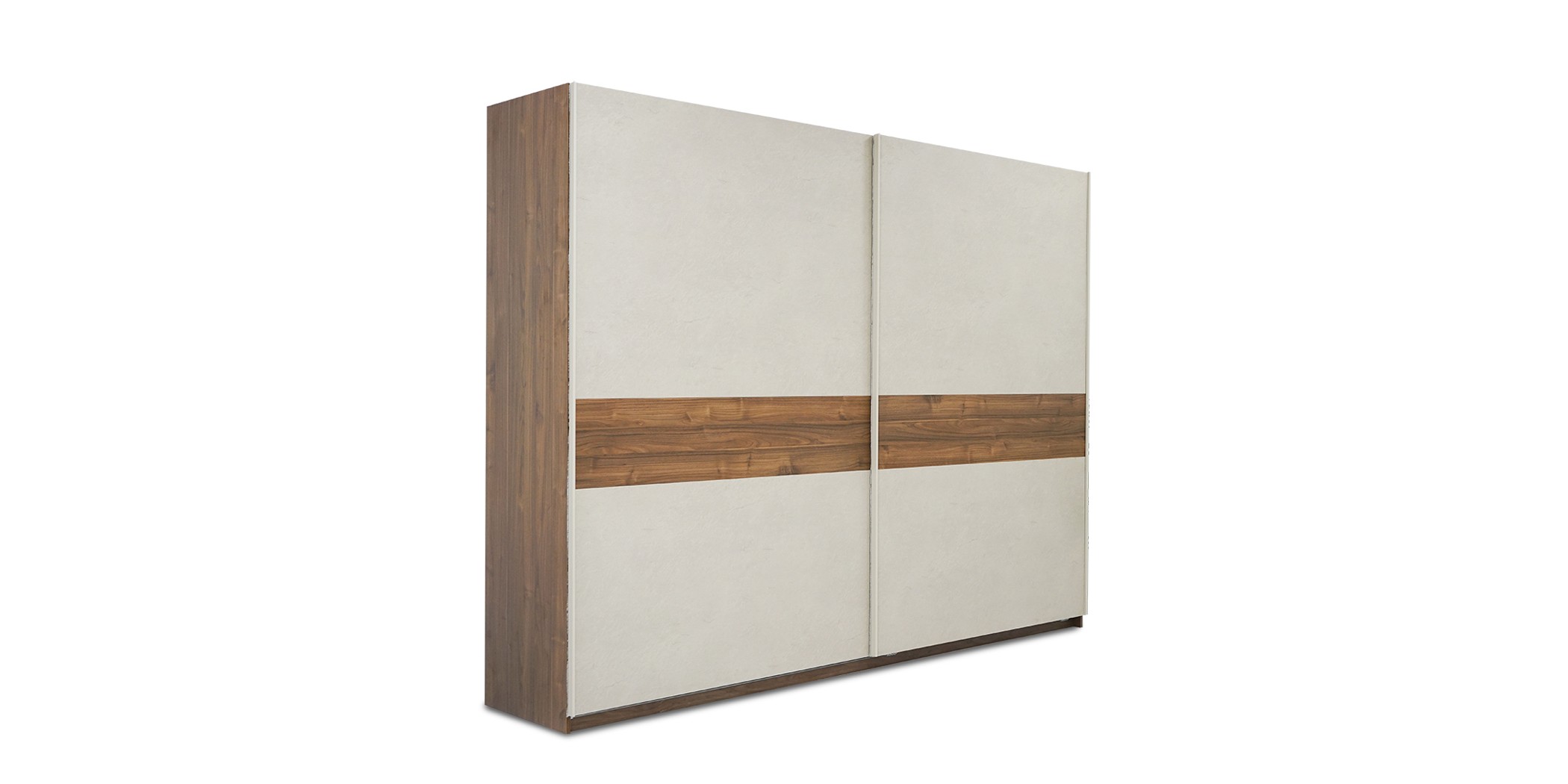 Amalfi Wardrobe Sliding Clay Dark