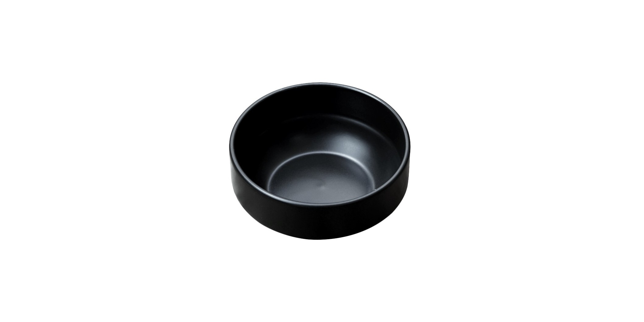 Gural GBSE012JK141SYH 12cm Matt Black Bowl Stackable "O"