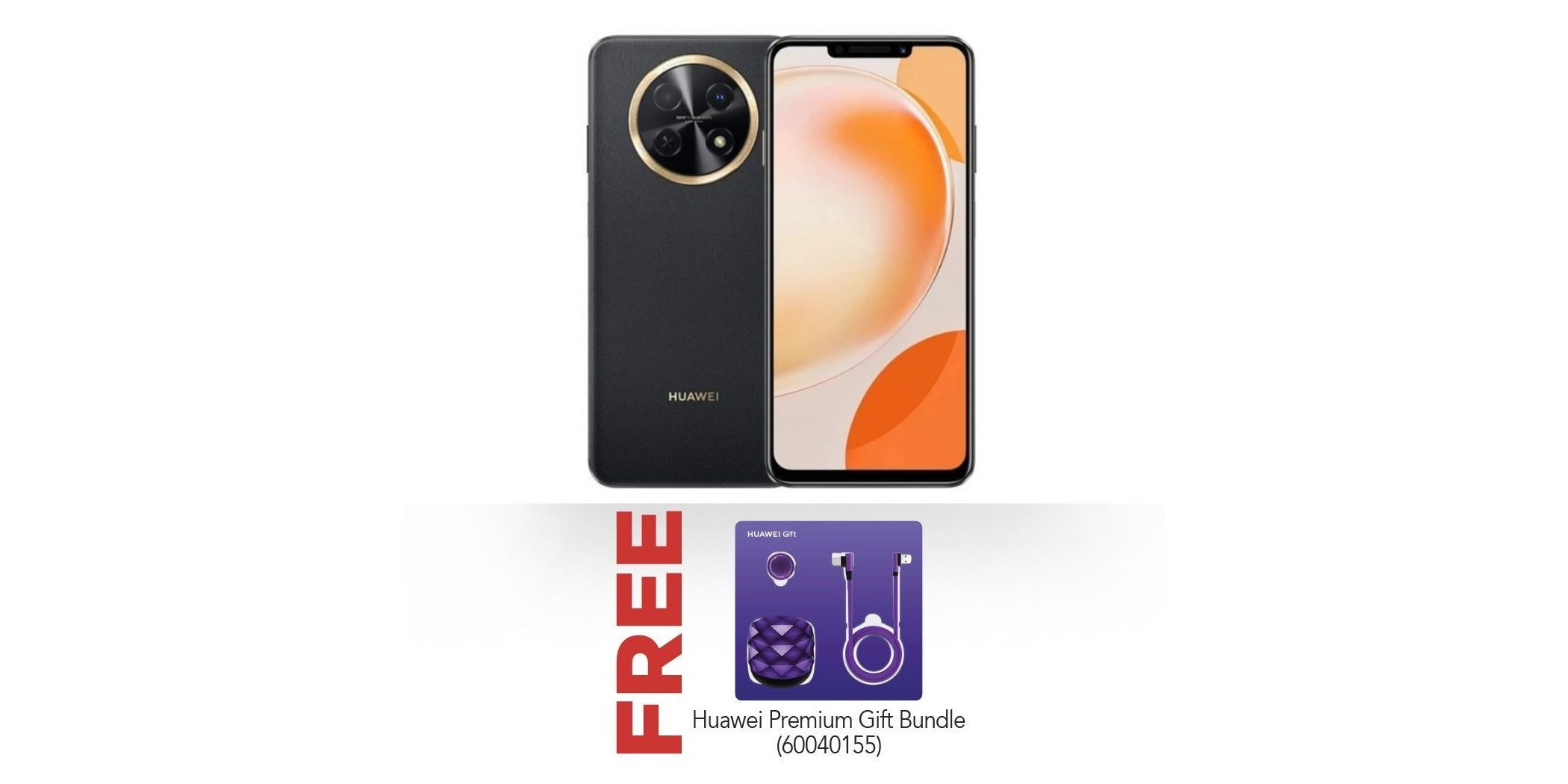 Huawei Nova Y91 Starry Black & Free Huawei Premium Gift Bundle