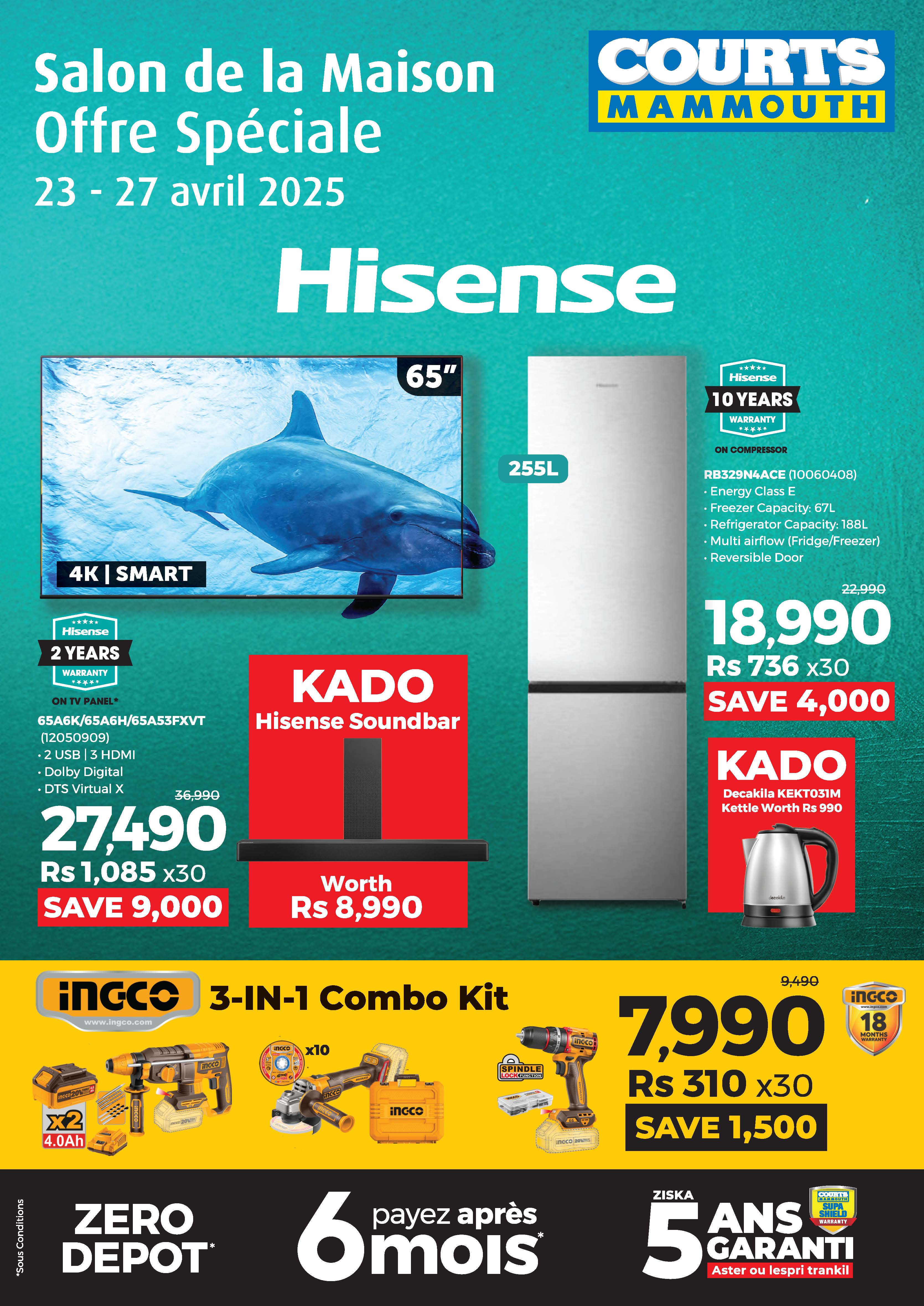 Courts Mammouth | Online Shopping Mauritius