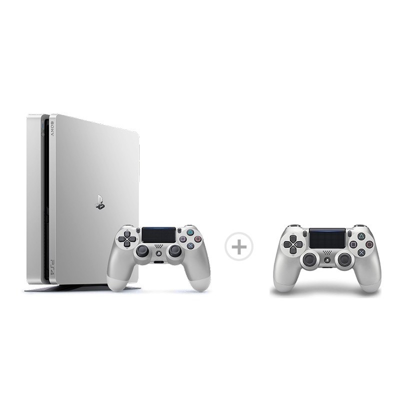 Sony PS4 500GB Silver+Extra Controller