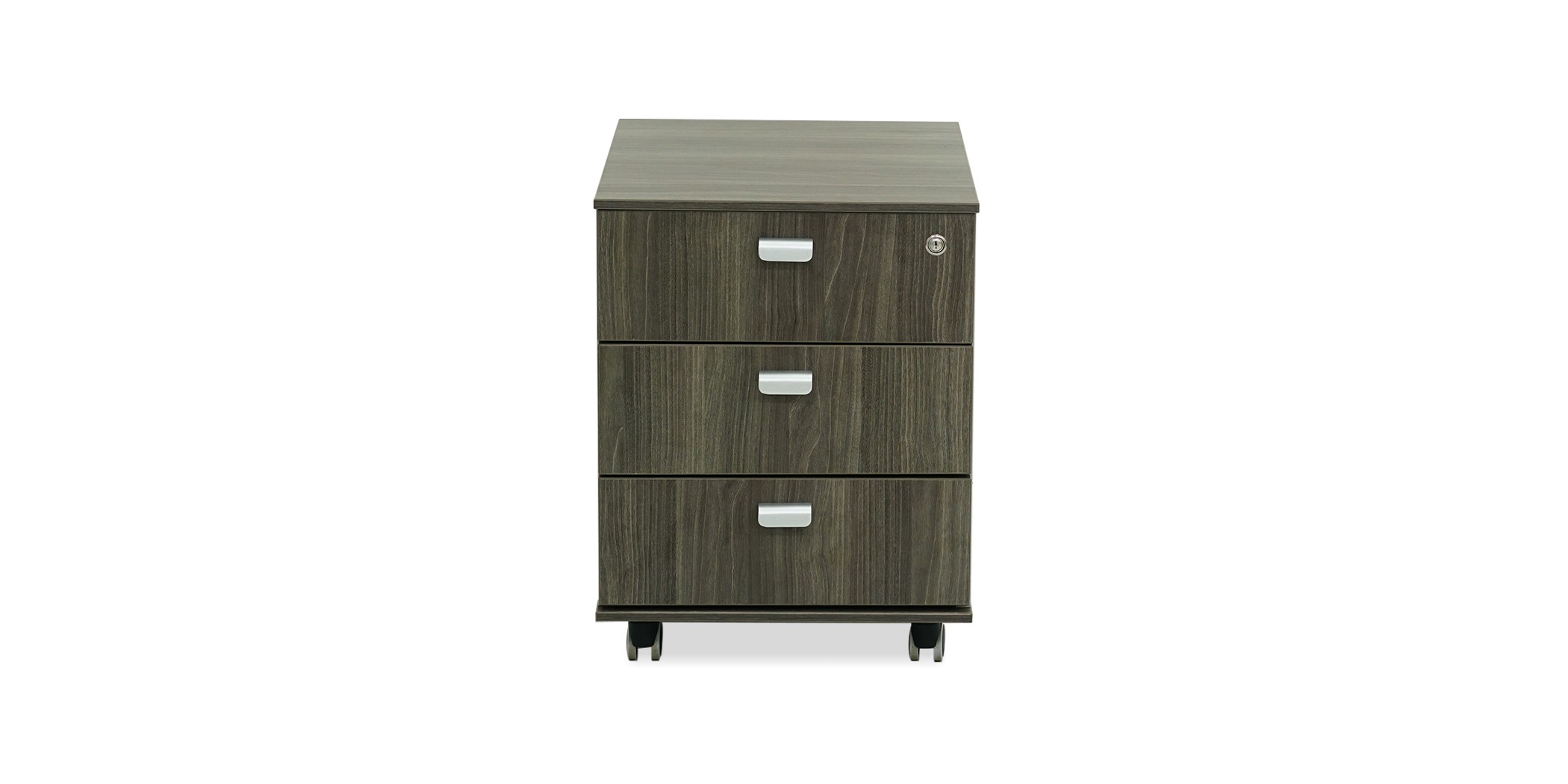 Burotime Holm Mobile Pedestal Grey & Ash Oak