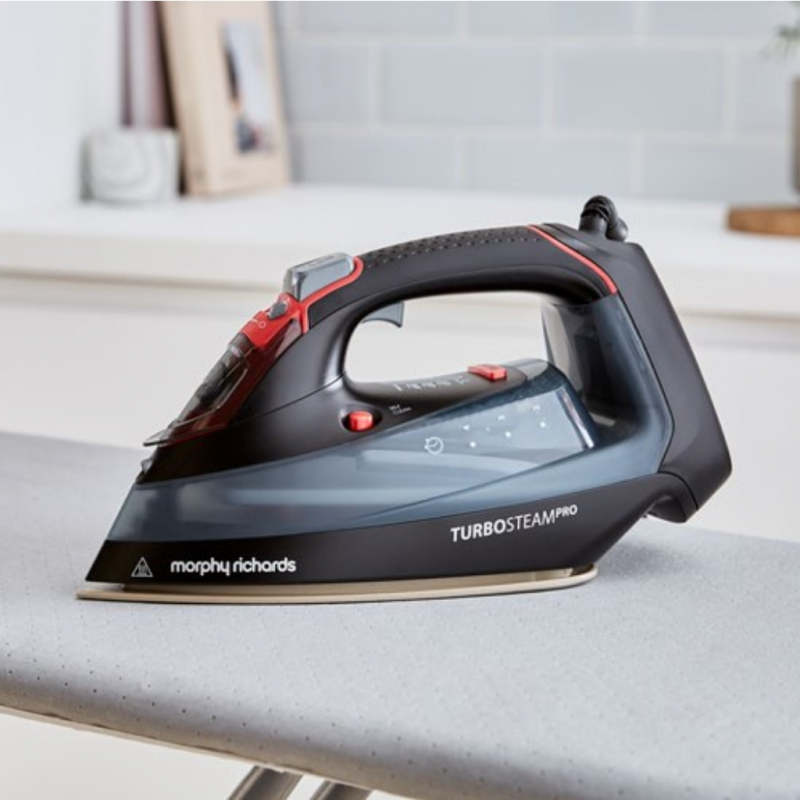 MORPHY RICHARDS 303175/EE TURBOSTEAM PRO DIGITAL GREY BLACK STEAM IRON