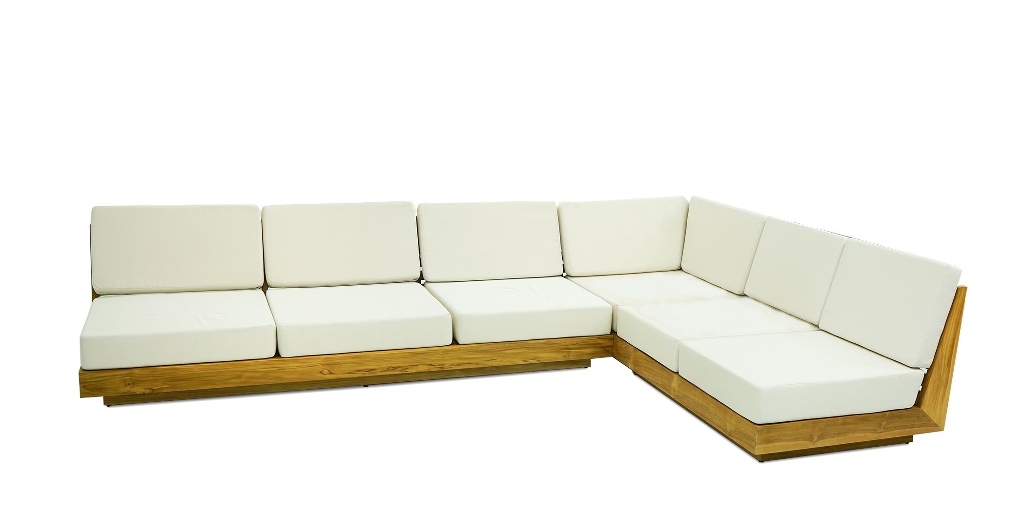 Maya Sofa 3+2+1 Teak Wood With Cushion