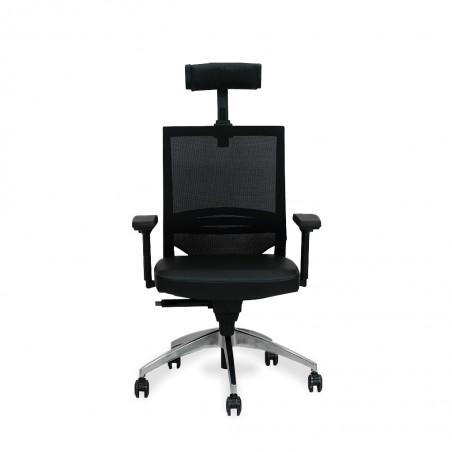 Burotime Cozy Typist Chair With Headrest PU Black