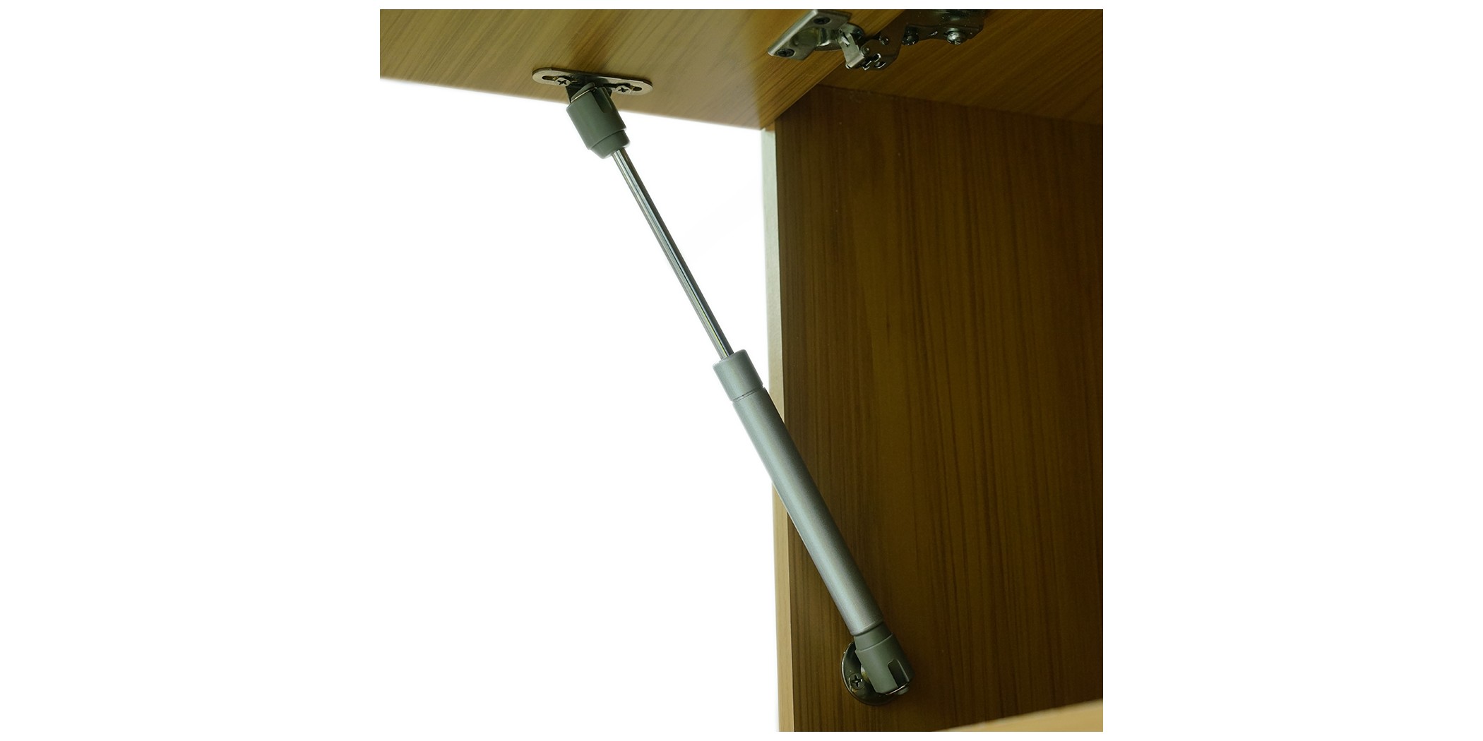 Barbara Kitchen Cabinet 3 Flap Doors Angelin/Grafite