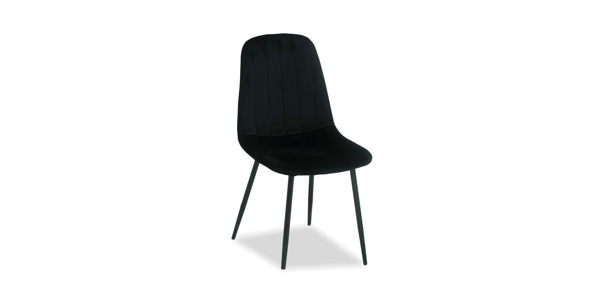 Apollo Dining Chair Black Velvet