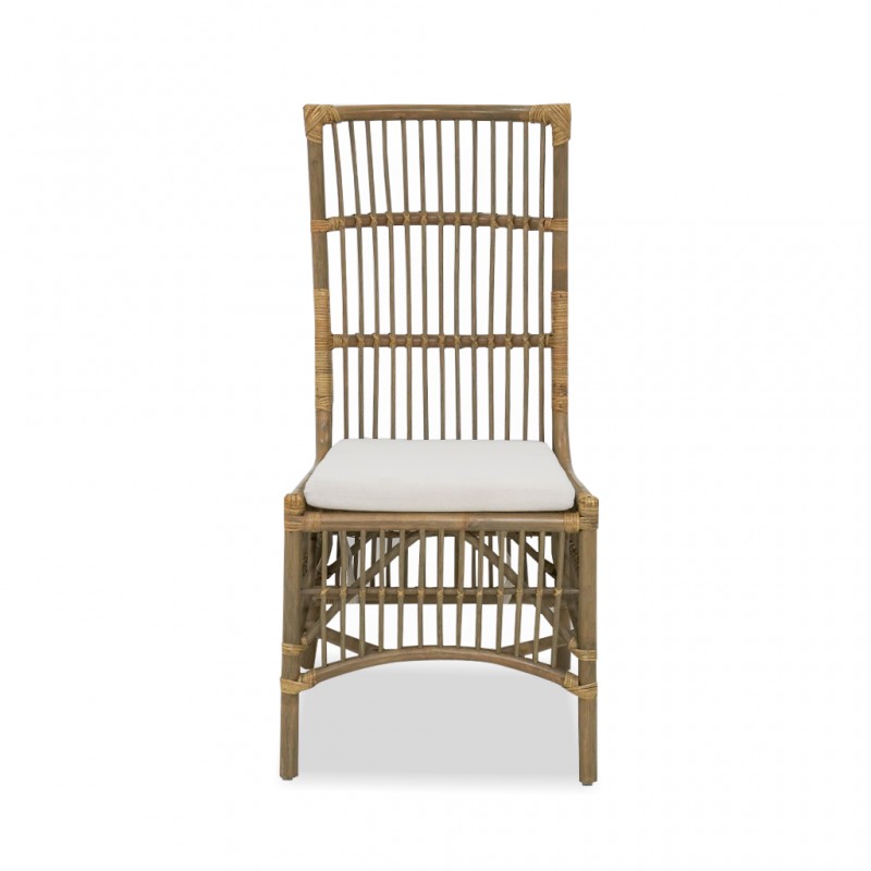 Bold Rattan Chair Natural Grey